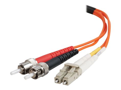 C2g 8m Lc St 50125 Om2 Duplex Multimode Pvc Fiber Optic Cable Usa