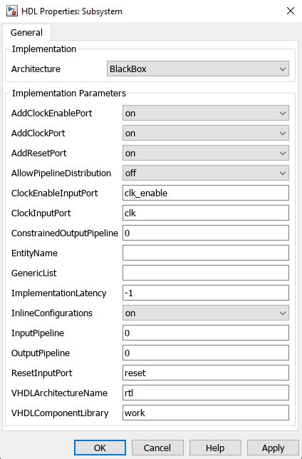 Generate Black Box Interface For Subsystem Matlab Simulink