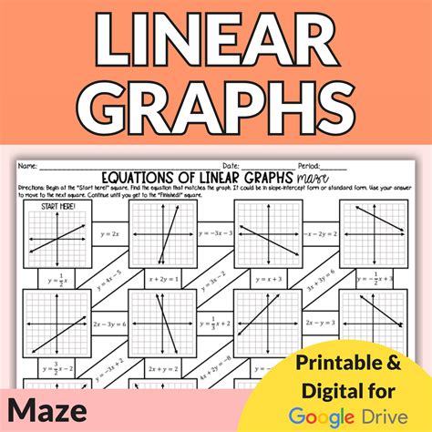 Linear Graphs Maze Lindsay Bowden