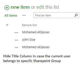 Hide Specific Column In List View Based On User S Membership SharePoint Stack Exchange