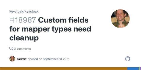 Custom Fields For Mapper Types Need Cleanup · Issue 18987 · Keycloak