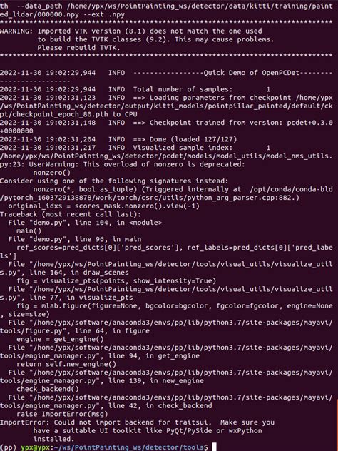 Visualization Problem Issue Song Jingyu Pointpainting Github