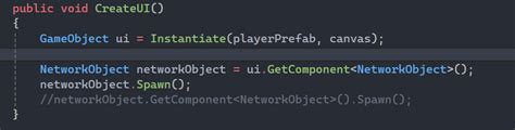 使用netcode的spawn（）方法同步生成的物体，主机和客户端都不显示 技术问答 Unity官方开发者社区