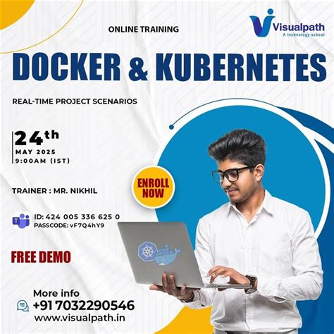 Upcoming New Demo — Docker And Kubernetes Online Training By Visualpath Venkatakrishna