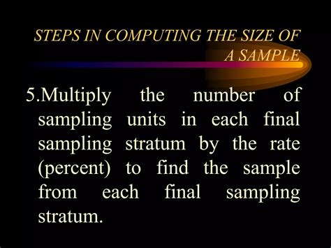Sampling Exercise Ppt