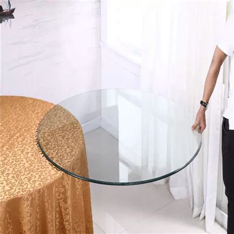 Sagidar Round Table Top Tempered Glass Tempered Glass