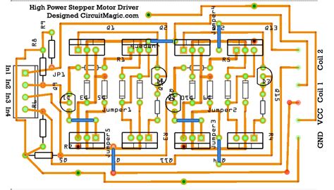 How To Make Stepper Motor Driver Circuit Wiring Diagram