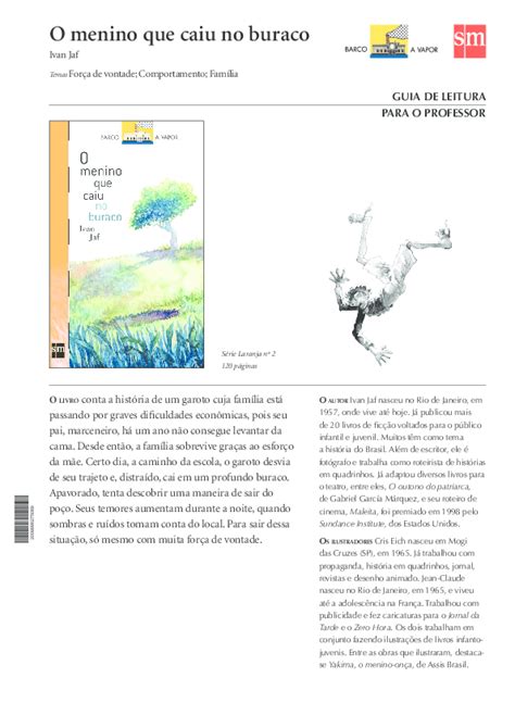 Pdf O Menino Que Caiu No Buraco