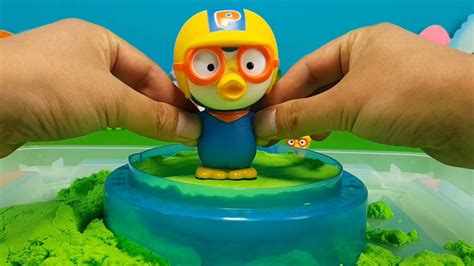 [장난감tv]뽀로로 얼굴만들기 컬러모래놀이 뽀로로 인형 Pororo Friends Doll Colorsand Playing Youtube