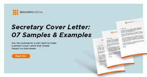 Secretary Cover Letter 07 Samples Examples Reaching Digital