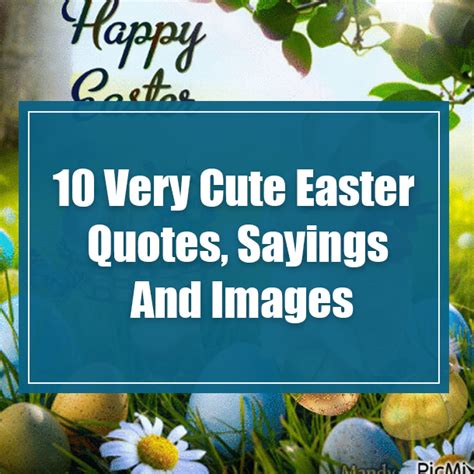 10 Very Cute Easter Quotes Sayings And Images
