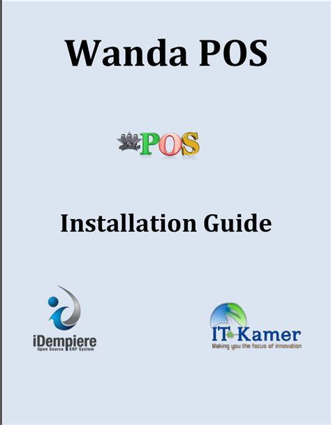 Wanda Pos Installation Guide Idempiere En