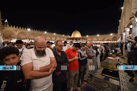 صلاة التروايح من الجامع الأزهر
