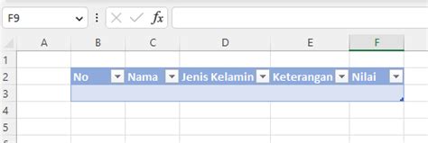 membuat form input tanpa koding di excel belajar excel