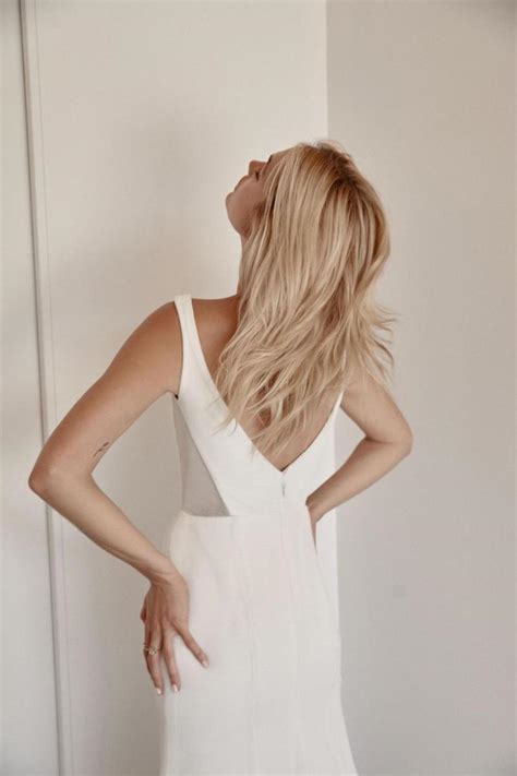 Blythe Gown V Neck Fit And Flare Wedding Dress Karen Willis Holmes