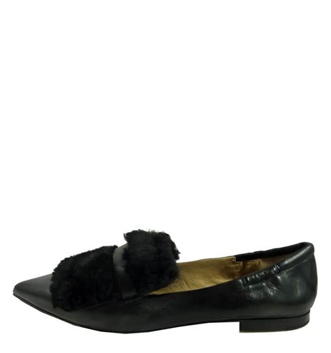 POMME D OR 1727 Glove Nero Cuoio Nero Goccia Irmgard Wangerin