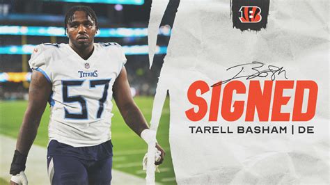 Bengals Sign Tarell Basham