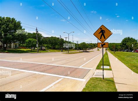 Pedestrian Crossing Sign Road Sign Of Pedestrian Crossing Caution