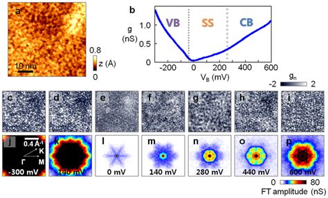 Conductance Spectroscopy And Maps A Topograph Of The Area Where The