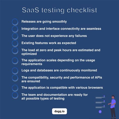 Saas Testing Checklist How To Overcome Challenges Dogq Blog