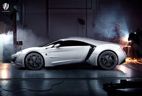 Fonds d'ecran 2013 W Motors Lykan Hypercar Blanc Latéralement Luxe ...