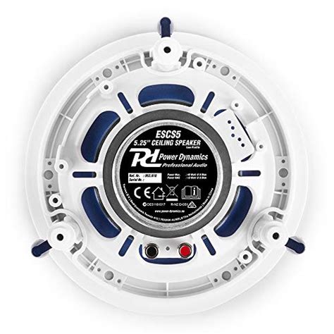 Bluetooth Ceiling Speaker System Systemline E50 W Touch Panel Wall Amplifier Escs 5 25