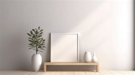 인테리어 렌더링 흰색 프레임 모형의 현대적인 3d 렌더링 배경 Png  무료 다운로드 Pikbest