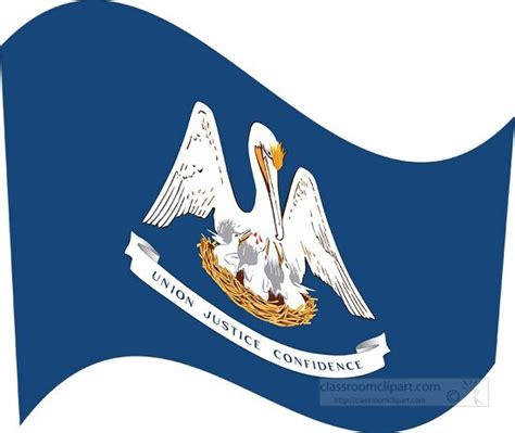 Louisiana State Flag Clipart