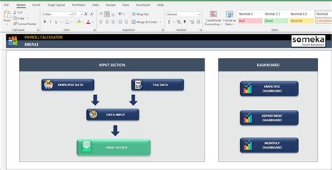 Payroll Calculator Excel Template To Calculate Taxes And Payments Overtime Calculator Etsy