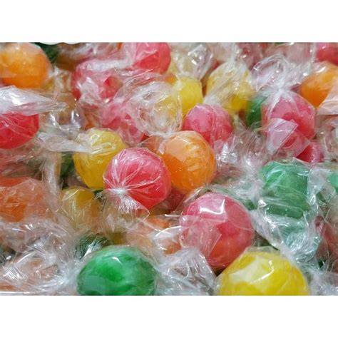 Sour Bulk Hard Wrapped Tangy Fruit Sour Assorted Orange Lemon