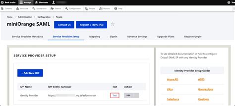 SAML Single Sign On Into Drupal Using Fonteva As IDP