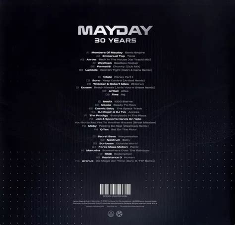 Mayday 30 Years Anniversary Limited Edition 4 X Vinyl Box Kontor