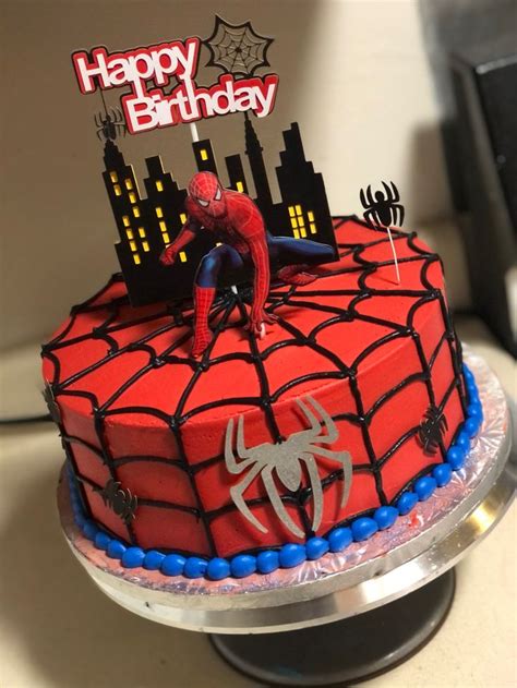 Spider Man Spiderman Birthday Cake Superhero Birthday Cake Spiderman Cake
