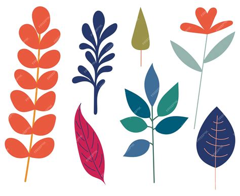 Premium Vector Plants On White Background Isolated Vector
