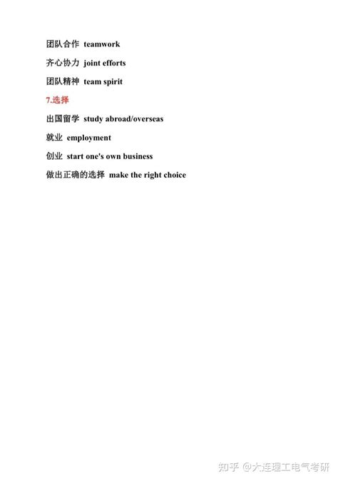 考研英语作文常用主题词分享第一波👇 知乎