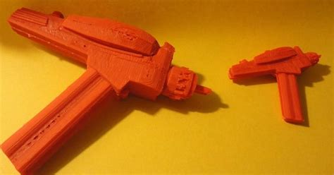 Phaser Tos Type Ii In Two Pieces For Printing By Al Williams