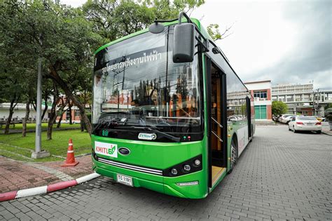 สจล ให้บริการรถโดยสารพลังงานไฟฟ้า Ev Bus สถาบันเทคโนโลยีพระจอม