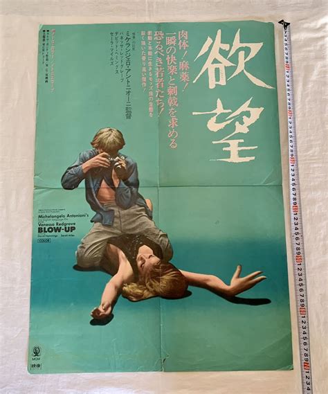 【傷や汚れあり】欲望、ミケランジェロ・アントニオーニ、バネッサ・レッドグレープ、デヴィッド・ヘミングス、映画ポスター、ポスター、映画の落札情報