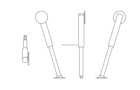 Hydraulic Hinge Free Cad Drawings