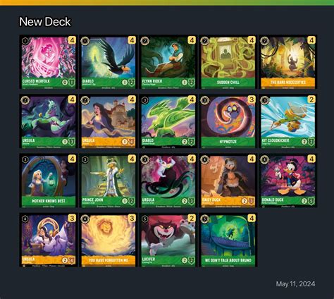Decks Lorcana Deck Disney Lorcana