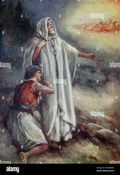 Illustration Of The Heavenly Defenders Prophet Elisha Showing His