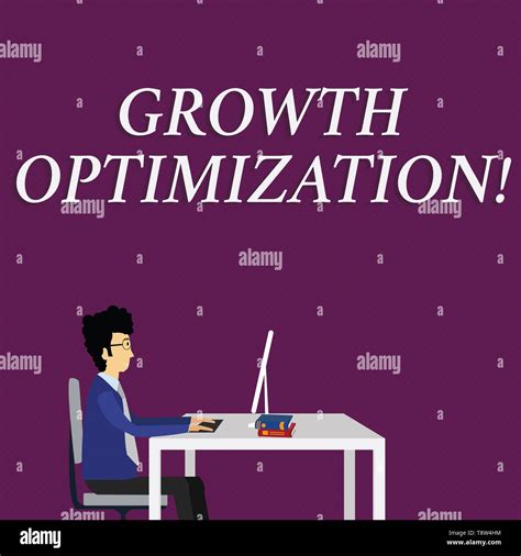 Writing Note Showing Growth Optimization Business Concept For Finding