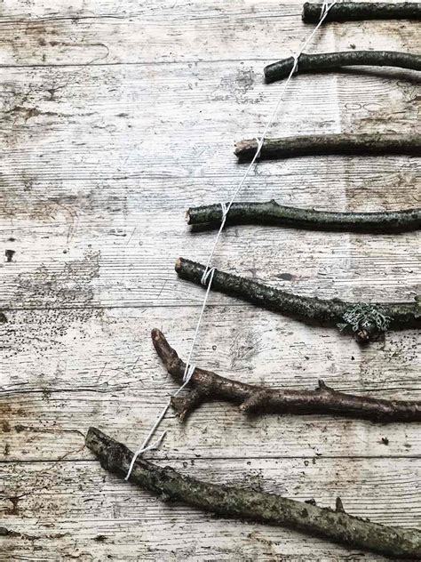 How To Create An Eco Friendly Christmas Twig Tree Decoration Melanie