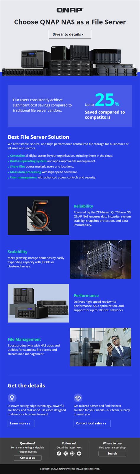 [solution Edm] Nas As A File Server Qnap Marketing Resource
