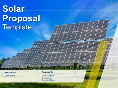 Free Solar Proposal Template