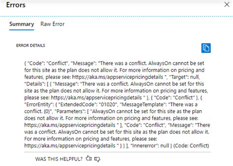 azure do not enable alwayson on elastic premium plan by jiri pihik