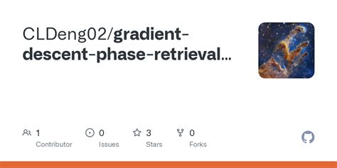 Github Cldeng02gradient Descent Phase Retrieval Algorithm