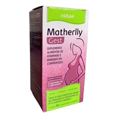 Matherlly Gest 1000mg 30 Comprimidos Natulab ONE Pharma