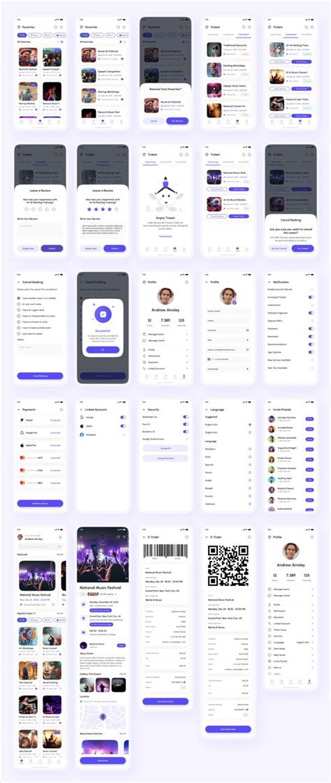 Eveno Event Booking App UI Kit Premium High Quality UI Kit With All