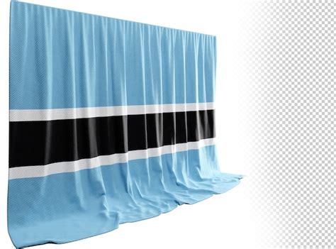 Premium Psd Experience Vibrant Unity With 3d Flags Of Botswana